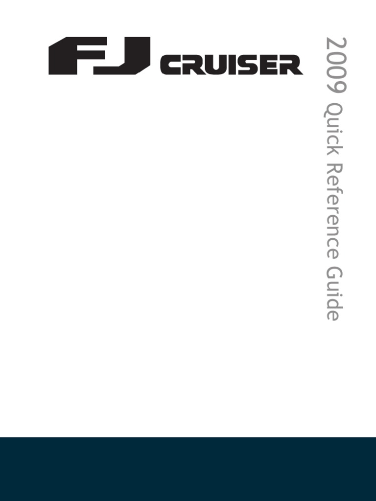 MN 00505-QRG09-FJC Printed in The USA 7/08 | PDF | Four Wheel Drive ...