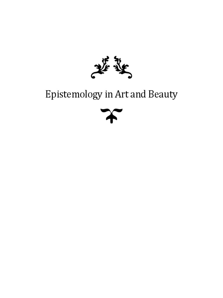 Epistemology in Art and Beauty | PDF | Epistemology | Turbulence