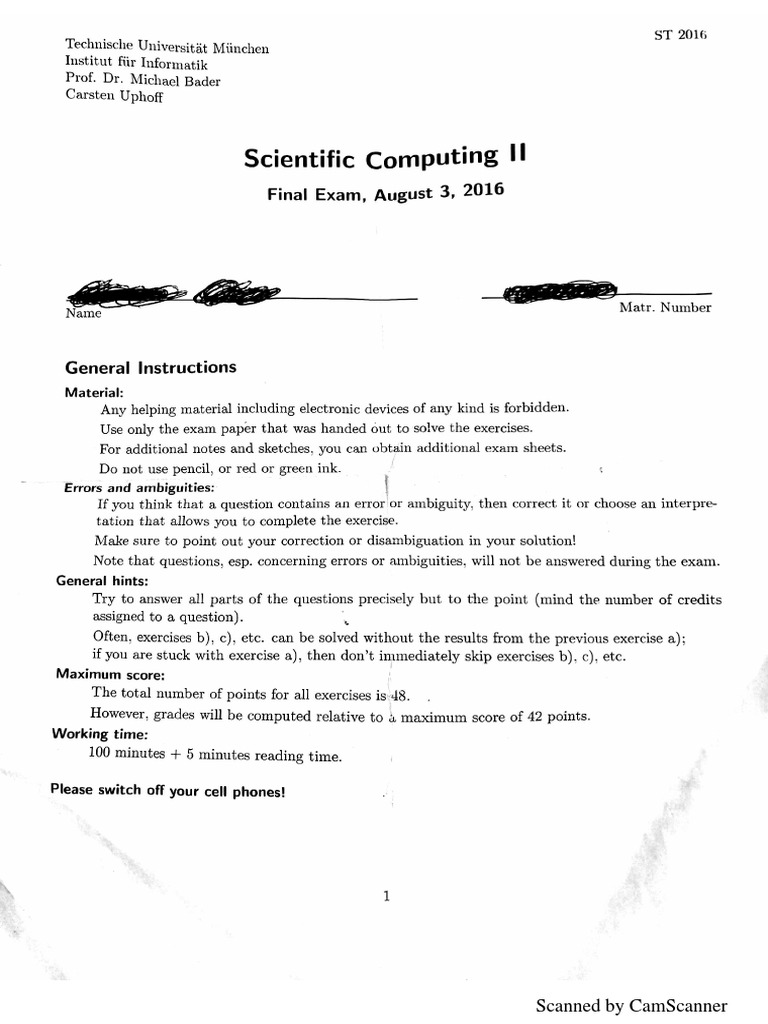 SC2 2016 | PDF | Science & Mathematics