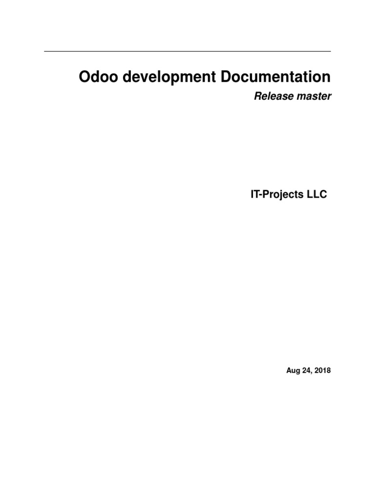 Odoo Development Pdf Boolean Data Type Application Programming Interface