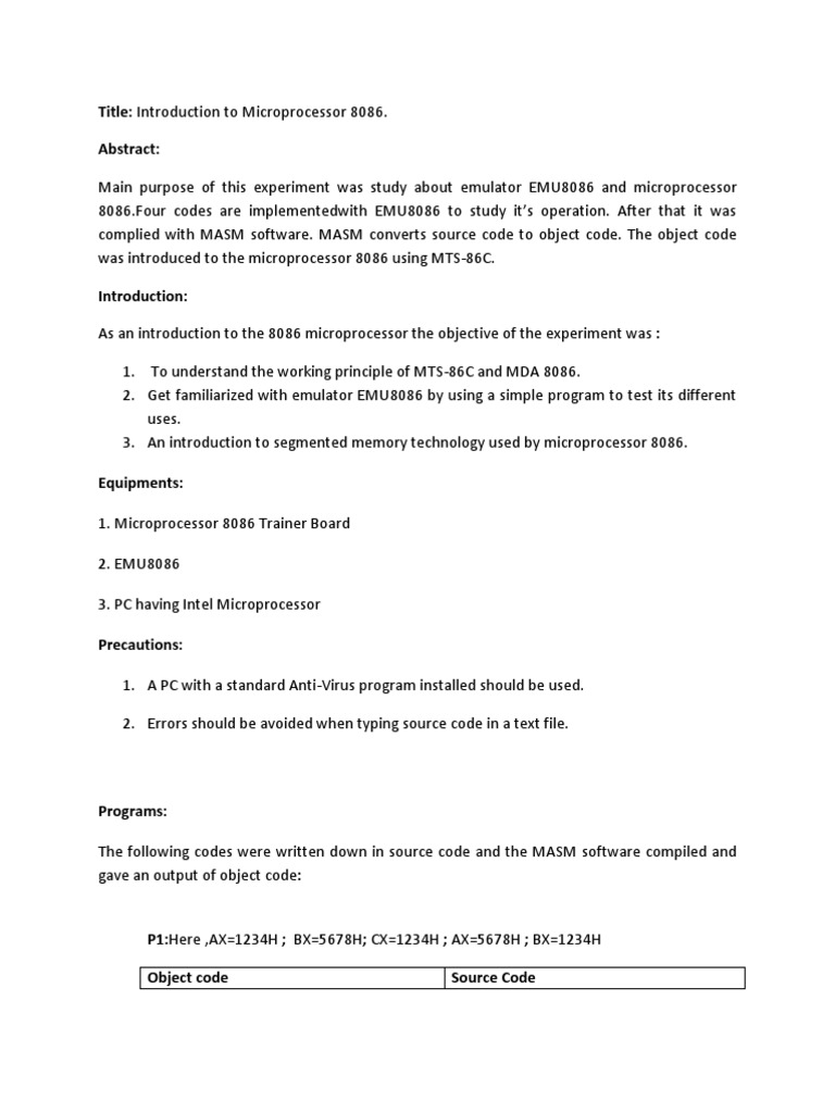 Lab Exp 1 | Download Free PDF | Source Code | Digital Technology