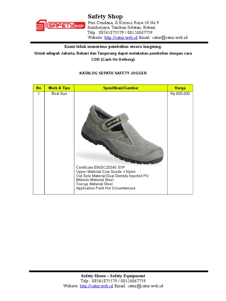 Katalog Safety Jogger PDF | PDF | Shoe | Softlines (Retail)
