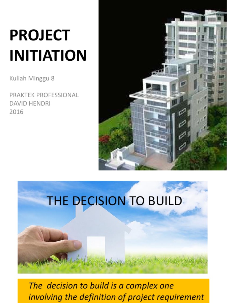 Project Initiation Guide | PDF | Architect | Design