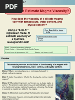 Magma Viscosity Comparison Worksheet | PDF | Magma | Volcano