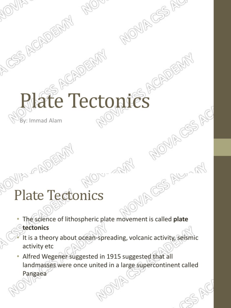 Plate Tectonics | PDF