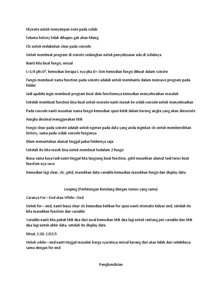 Tutorial Scilab | PDF