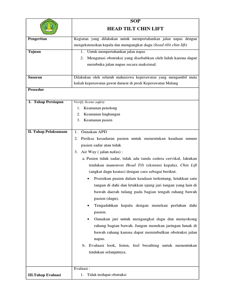 SOP Fix | PDF | Pengembangan Diri