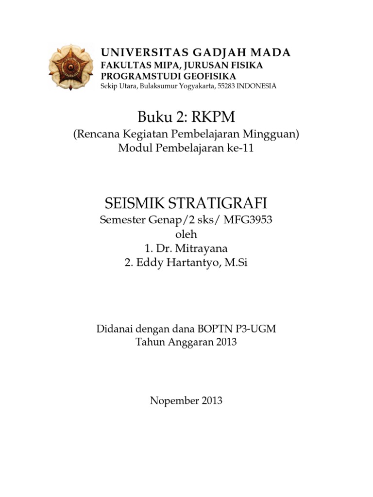 Teknik Inversi Seismik untuk Stratigrafi | PDF | Sains & Matematika