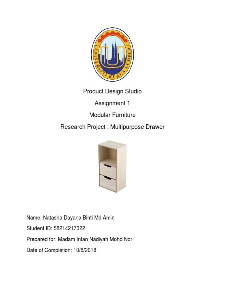 Furniture Assignment | PDF | Cabinetry | Furniture