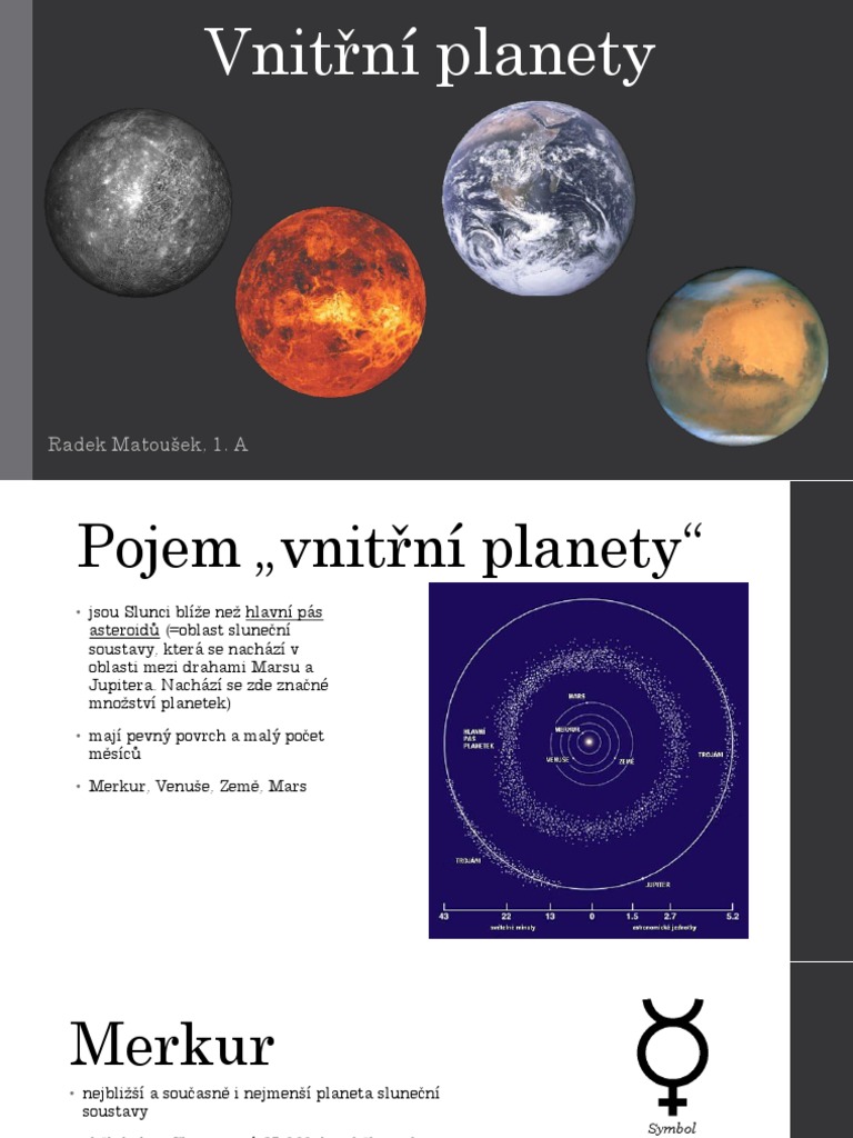 Vnitřní Planety | PDF