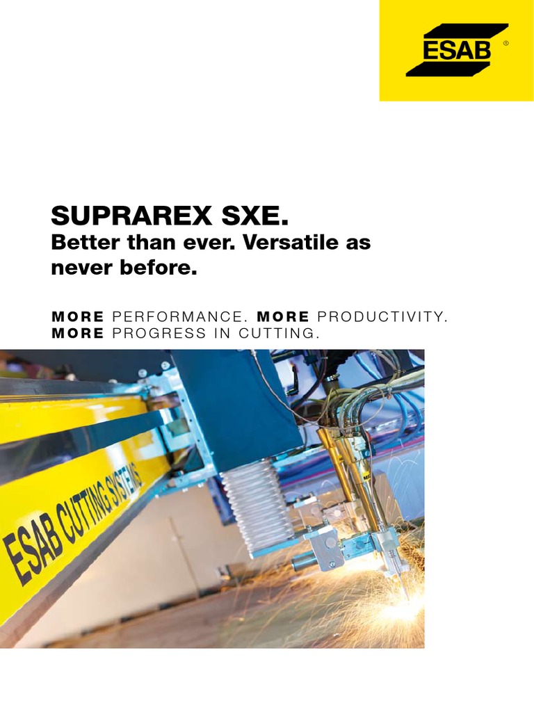 Suprarex Sxe - Eng | PDF | Machine (Mechanical) | Welding