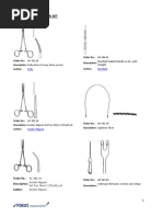 Laparotomy Instrument Set List | PDF