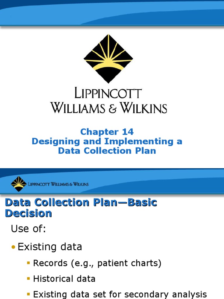 Designing and Implementing A Data Collection Plan | PDF