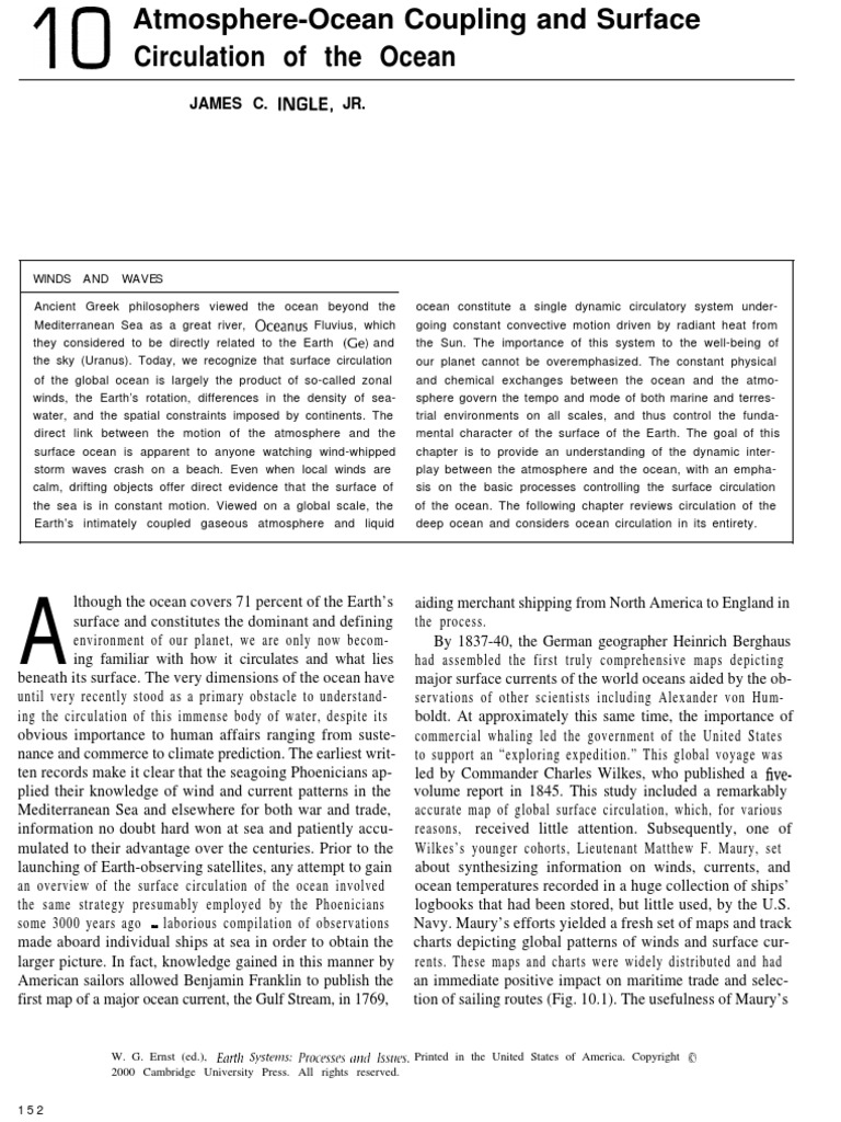 James C. Ingle, JR.: Winds and Waves | PDF | Atmosphere Of Earth | Oceans