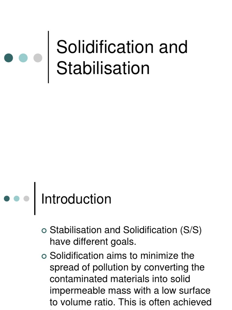 Solidification and Stabilisation | PDF | Fly Ash | Thermoplastic