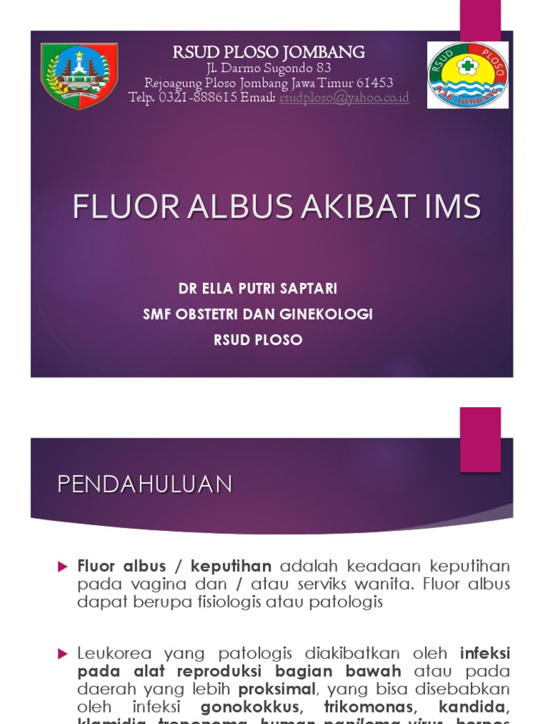Penyebab dan Penanganan Fluor Albus | PDF