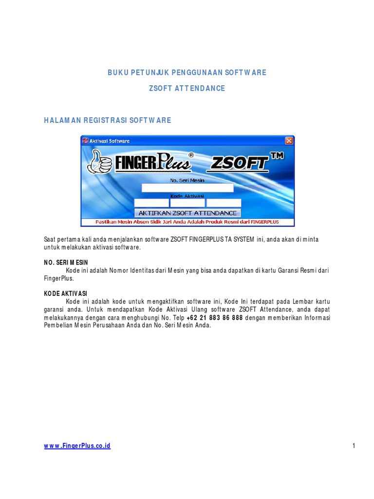 Cara Penggunaan Software | PDF
