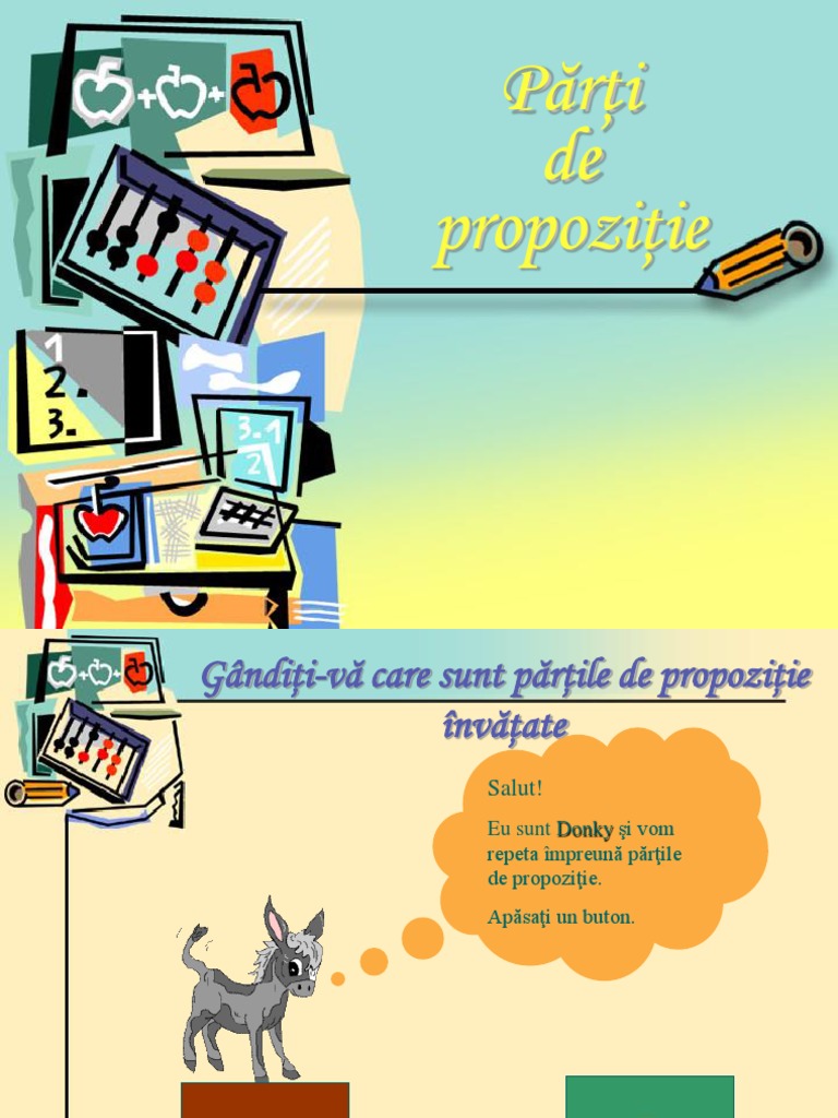 Parti de Propozitie | PDF