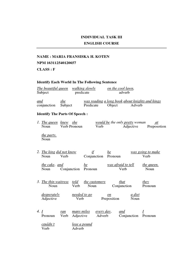 Individual Task III | PDF
