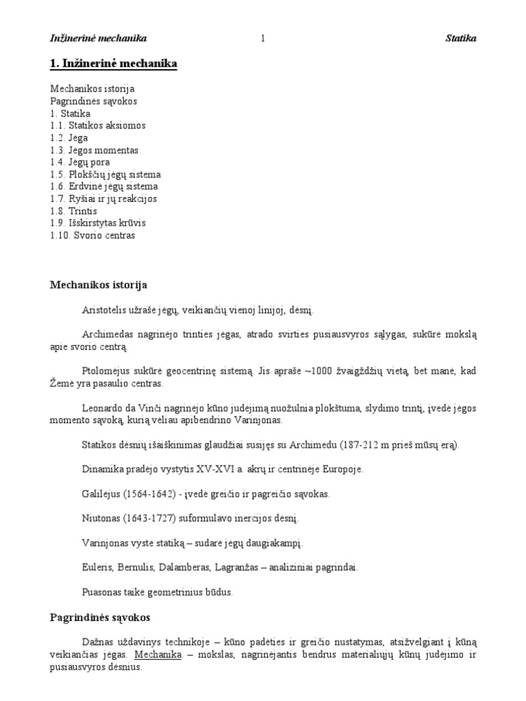 Statika | PDF