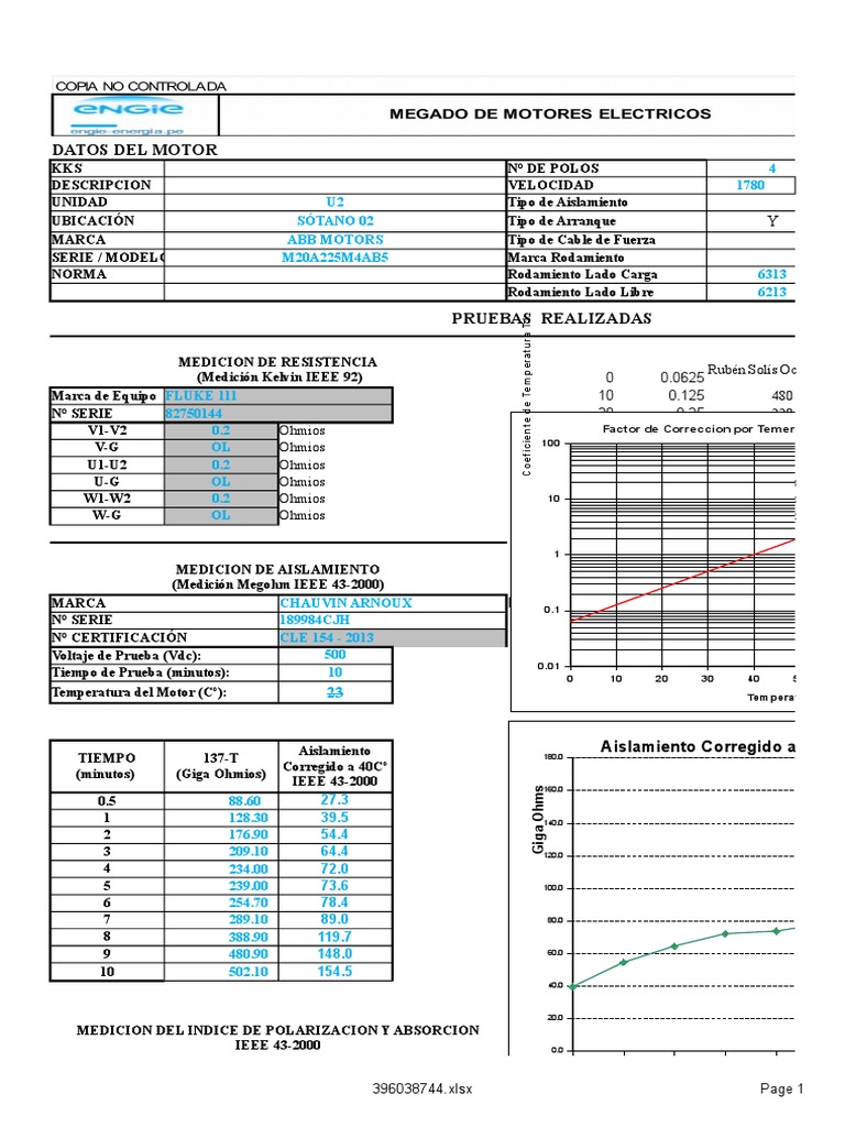 Megado de Motor - CWS | PDF | Tasas temporales | Fuerza