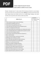 Instrumen Tingkat Kecemasan | PDF