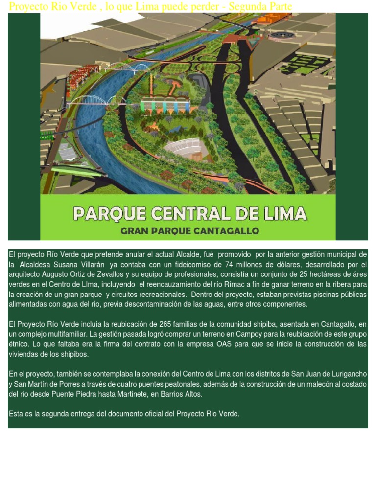 Proyecto Rio Verde | PDF