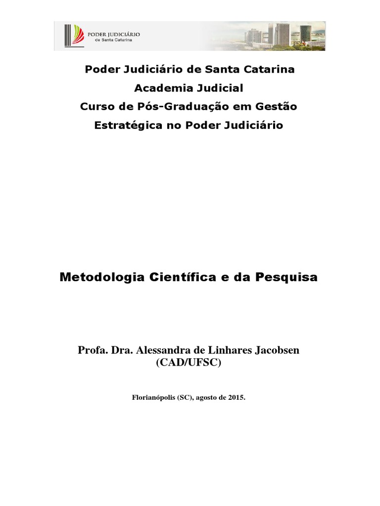 Metodologia Científica no Judiciário | PDF | Francis Bacon | Science