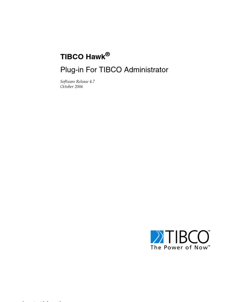 Tib Hawk Plugin Pdf Application Programming Interface Command Line Interface
