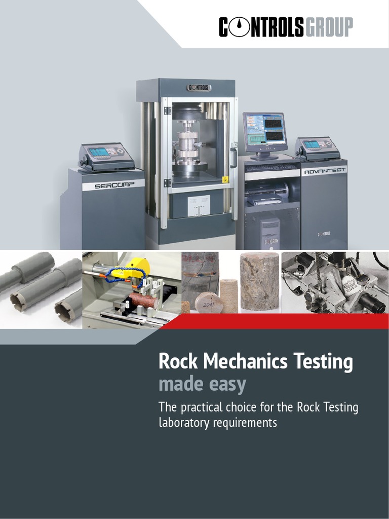Rock Mechanics Testing: Made Easy | PDF | Grinding (Abrasive Cutting ...