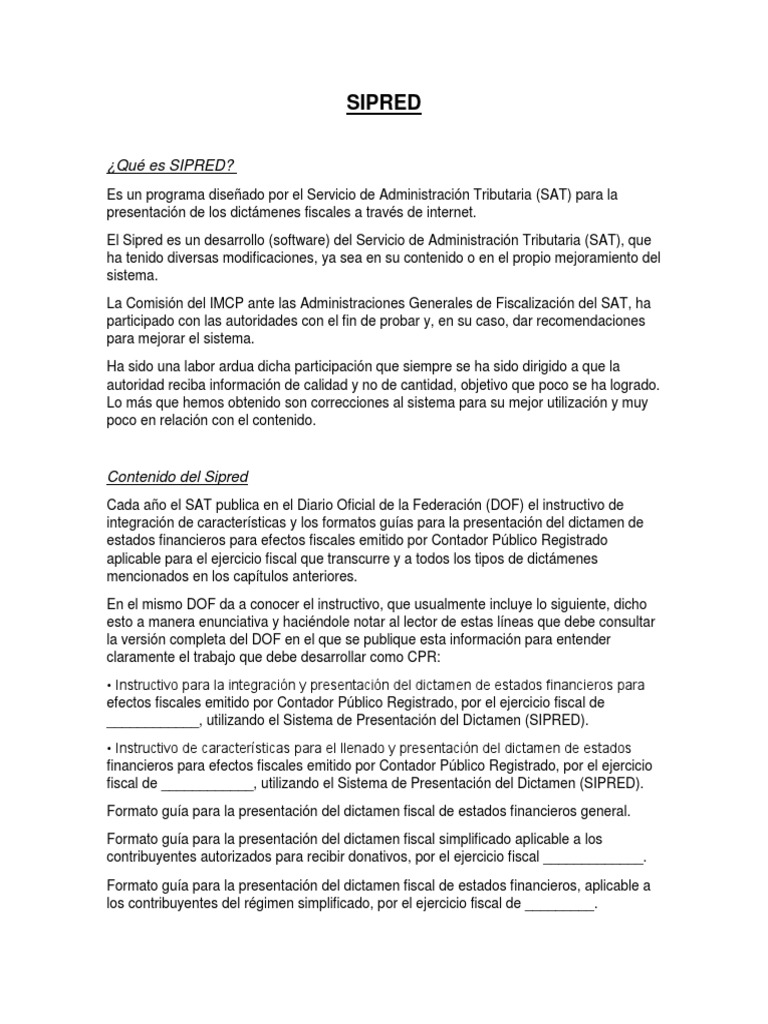SIPRED | PDF | Sistema operativo | Internet