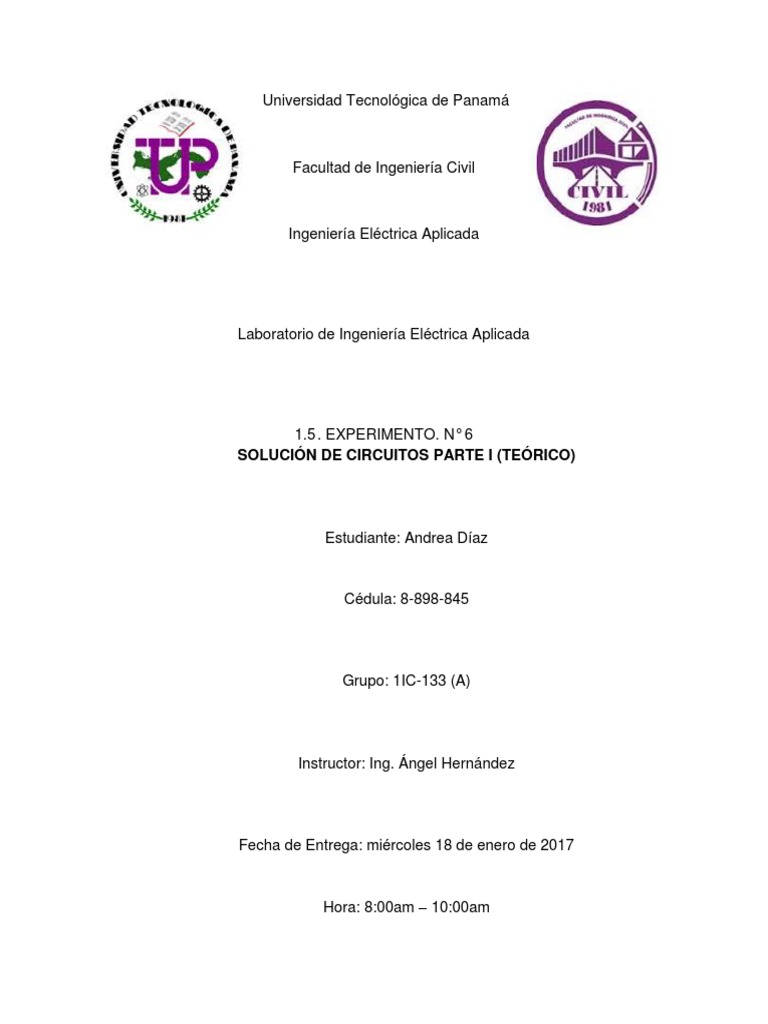 Laboratorios 678 de Ing Electrica | PDF | Resistencia Eléctrica y ...