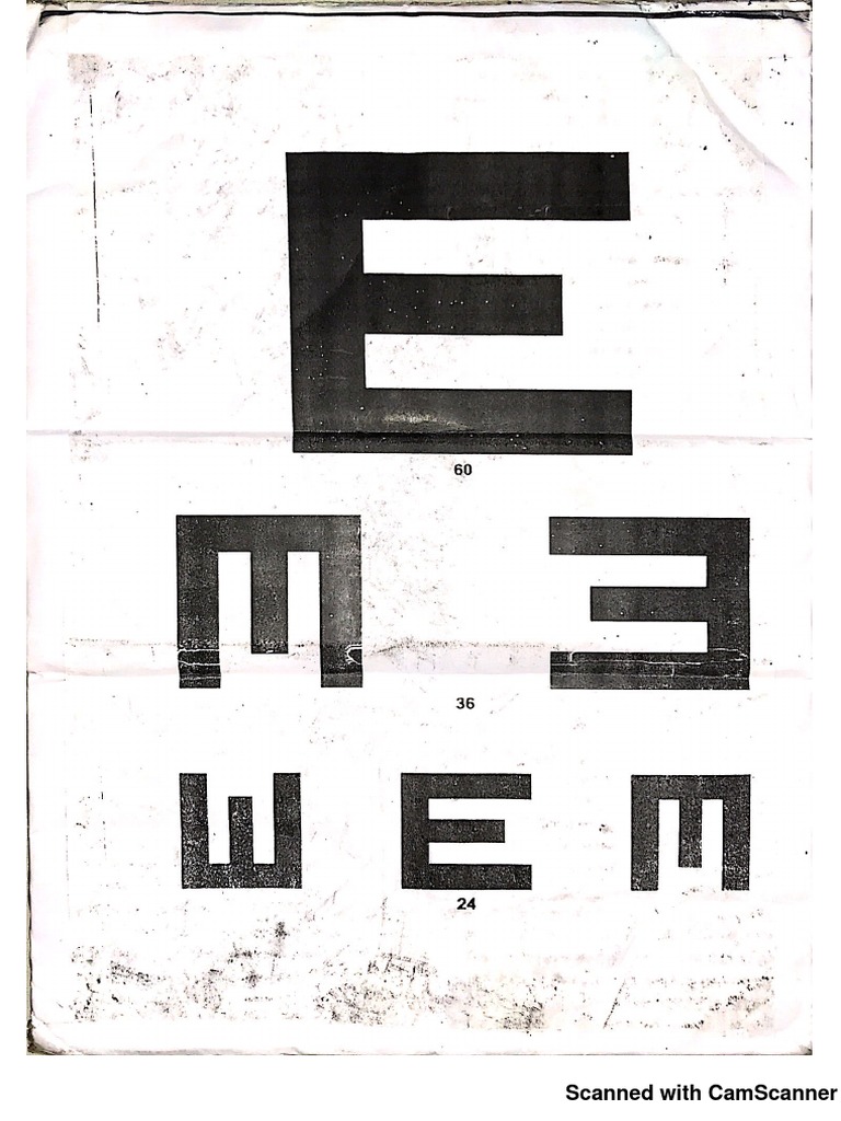 E Chart | PDF