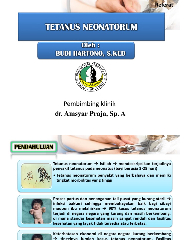 Tetanus Neonatorum PPT Fix | PDF