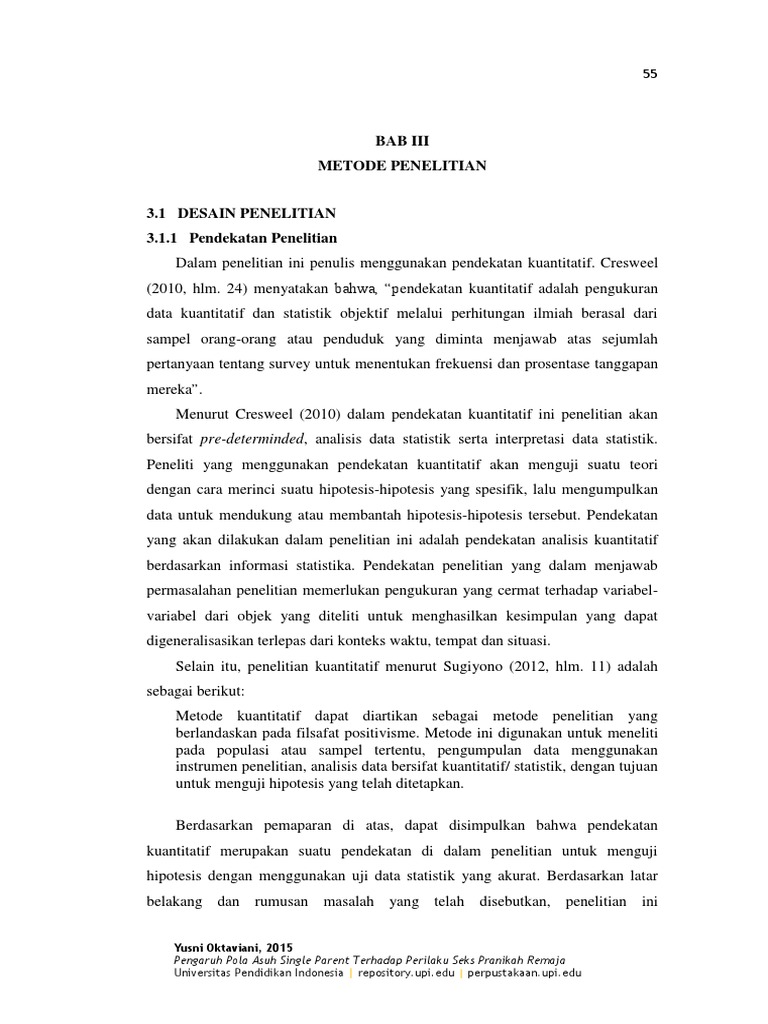 CONTOH Desain Penelitian | PDF