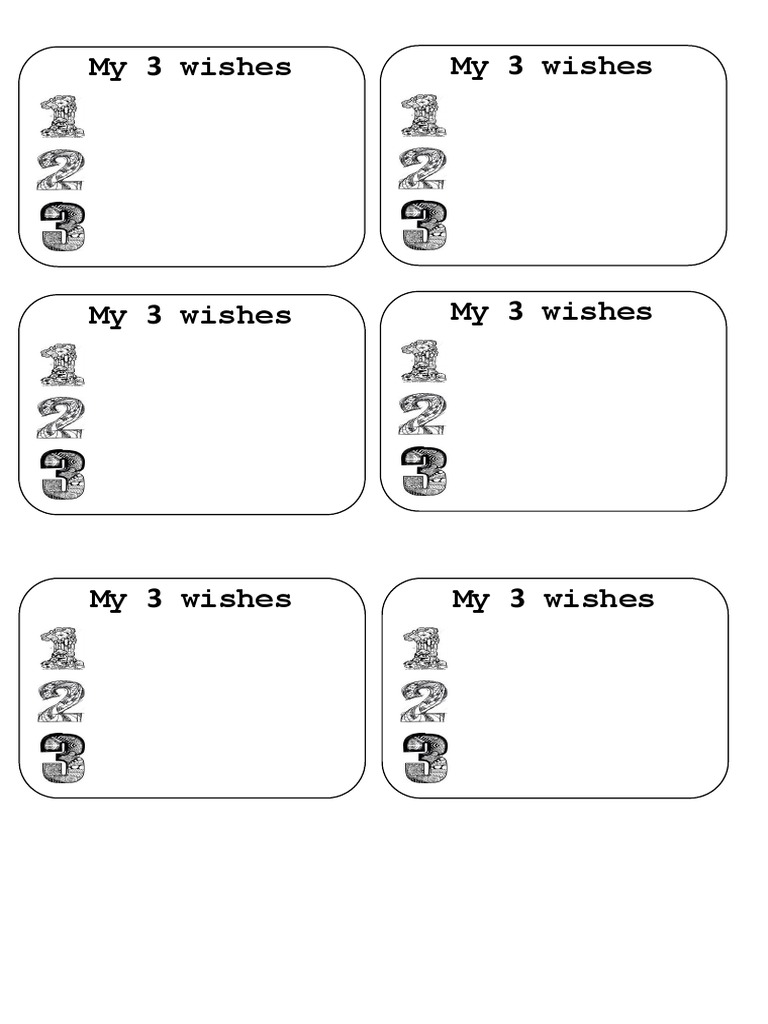 My 3 Wishes My 3 Wishes | PDF