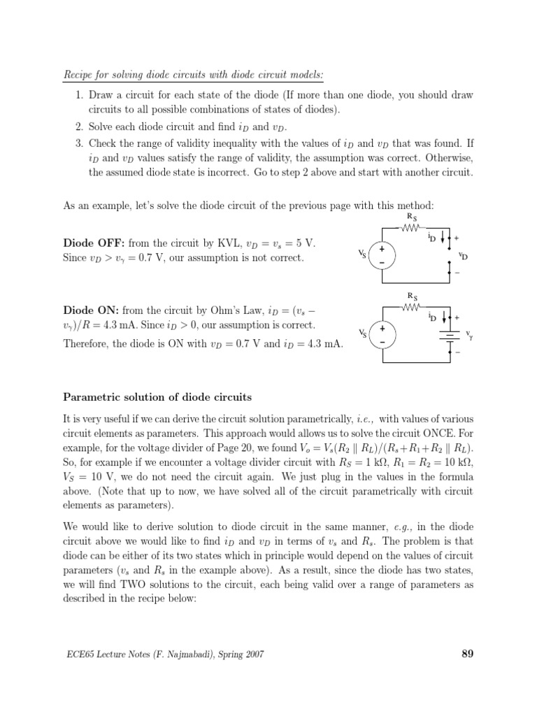Electric Circuits - Diodes | PDF | Diode | Electronics