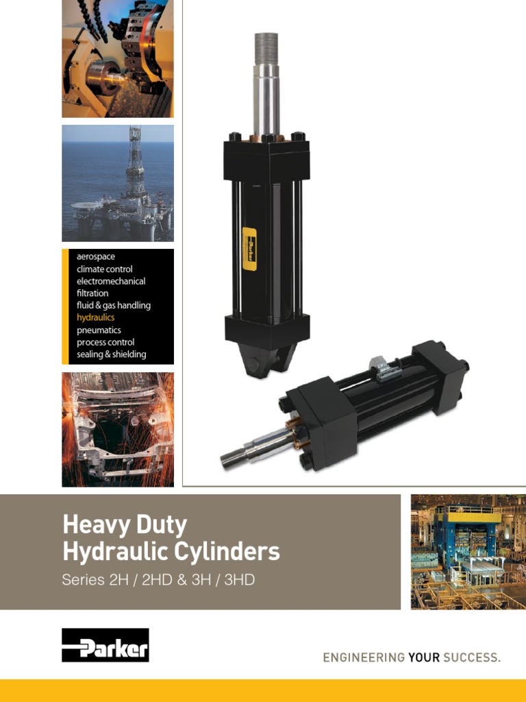 Heavy Duty Hydraulic Cylinders: Series 2H / 2HD & 3H / 3HD | PDF
