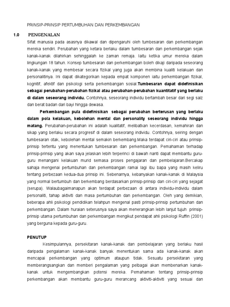 Nota Minggu 1 EDUP3023 | PDF
