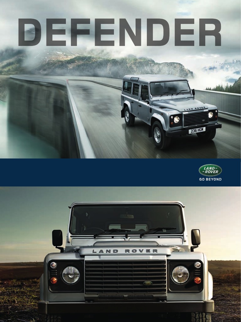 Land Rover Defender 110 en GB PDF | PDF | Tire | Fuel Economy In ...