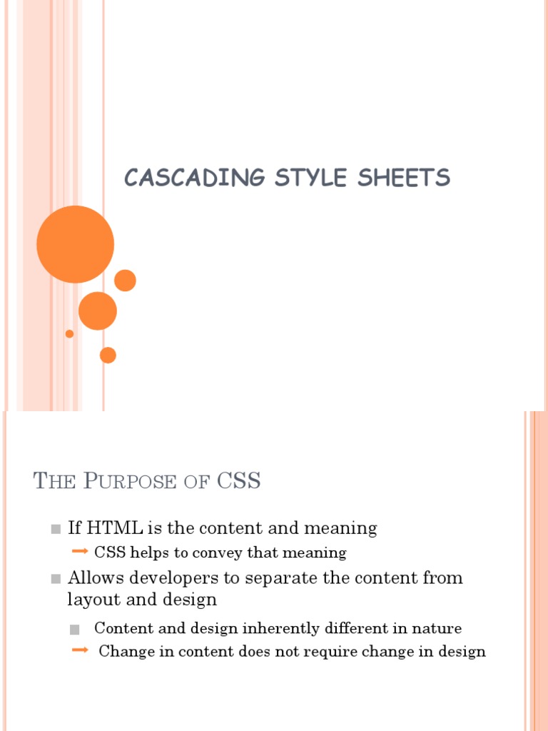 Cascading Style Sheets | PDF | Cascading Style Sheets | Html Element