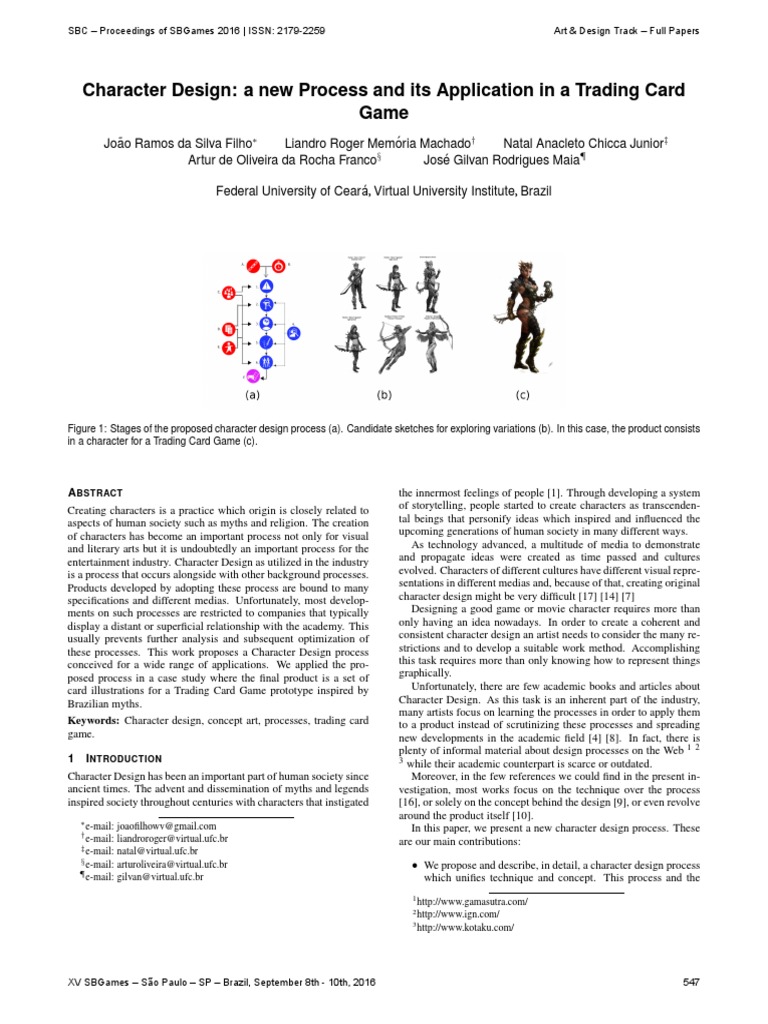 Character Design Card Game | PDF | Design | Mythology