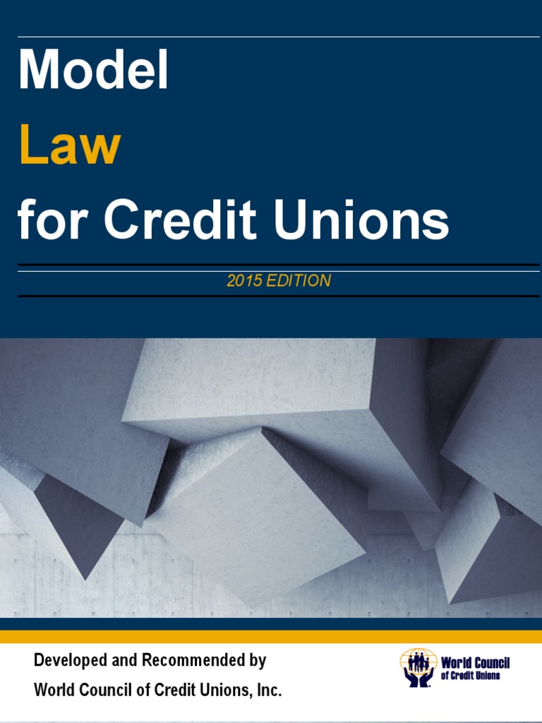 Model Credit Union Law 2015 | PDF | Capital Requirement | Credit Union