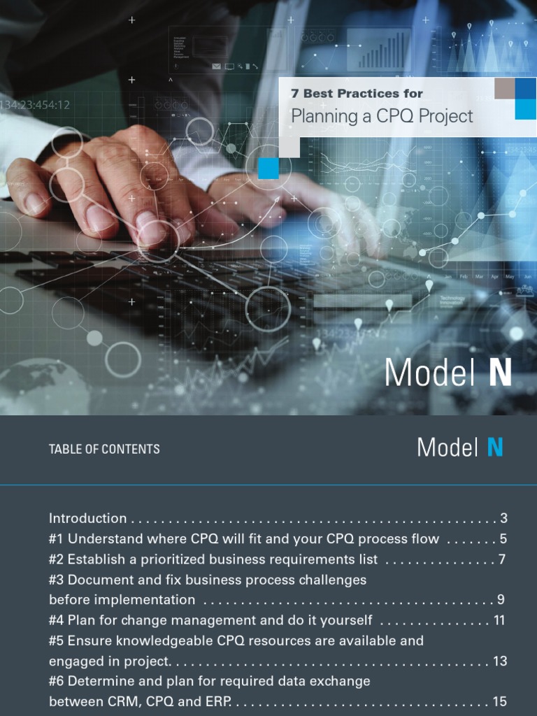 Planning A CPQ Project: 7 Best Practices For | PDF | Customer ...