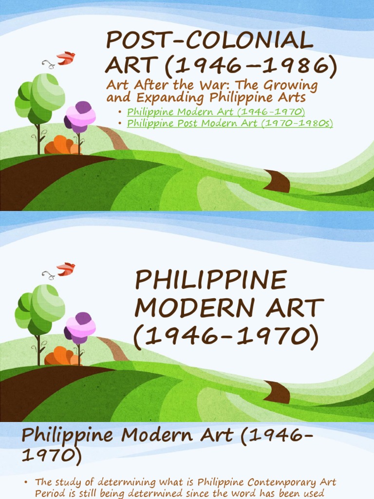 Post-Colonial Art in the Philippines | PDF | Installation Art ...