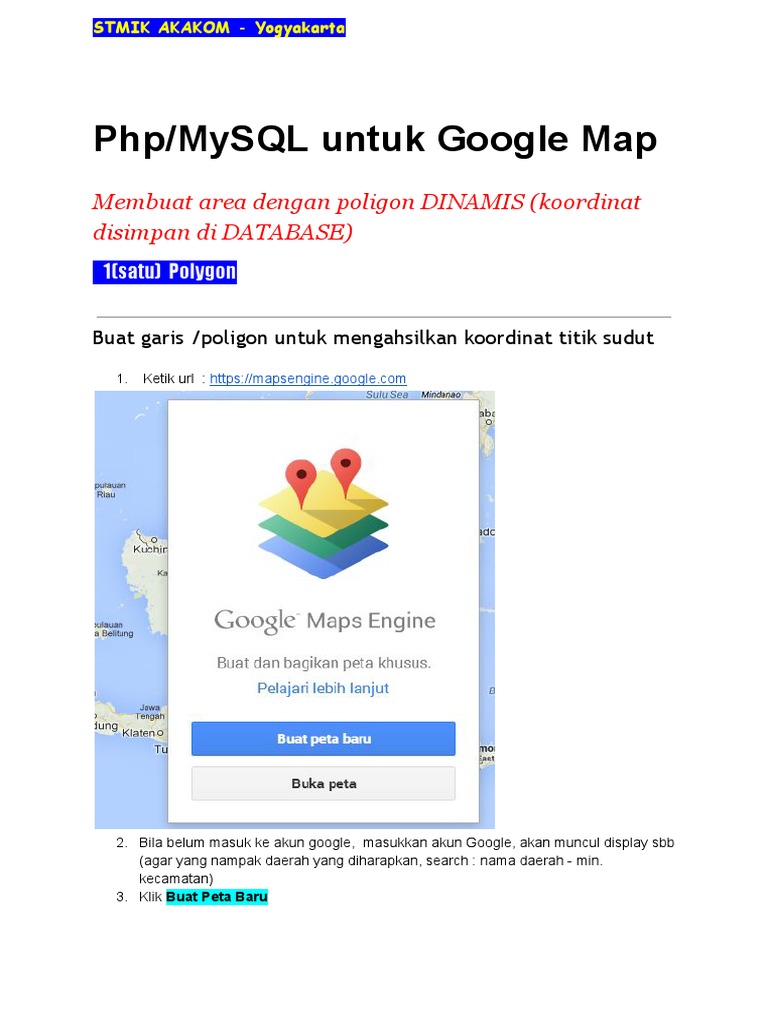 Panduan Google Map API-3-Guntara PDF | PDF | Metode & Bahan Ajar | Komputer