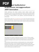 Tutorial Membuat Aplikasi Menggunakan Mit App Inventor | PDF | Komputer