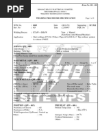 Procedure Qualification Record (PQR) | PDF | Electric Heating | Welding