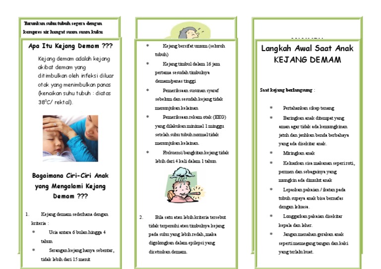 Leaflet Kejang Demam | PDF