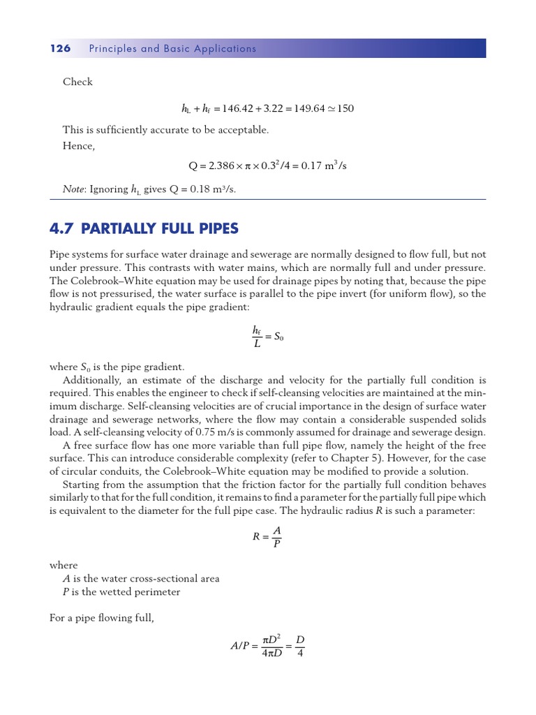 Partially Full Pipes | PDF | Fluid Dynamics | Materials Science